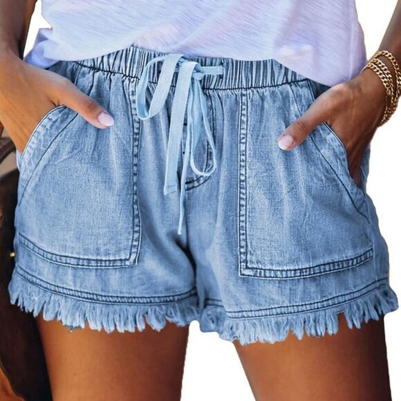 YOCUR | Shorts | Womens Lightweight Shorts Casual Elastic Waist ...